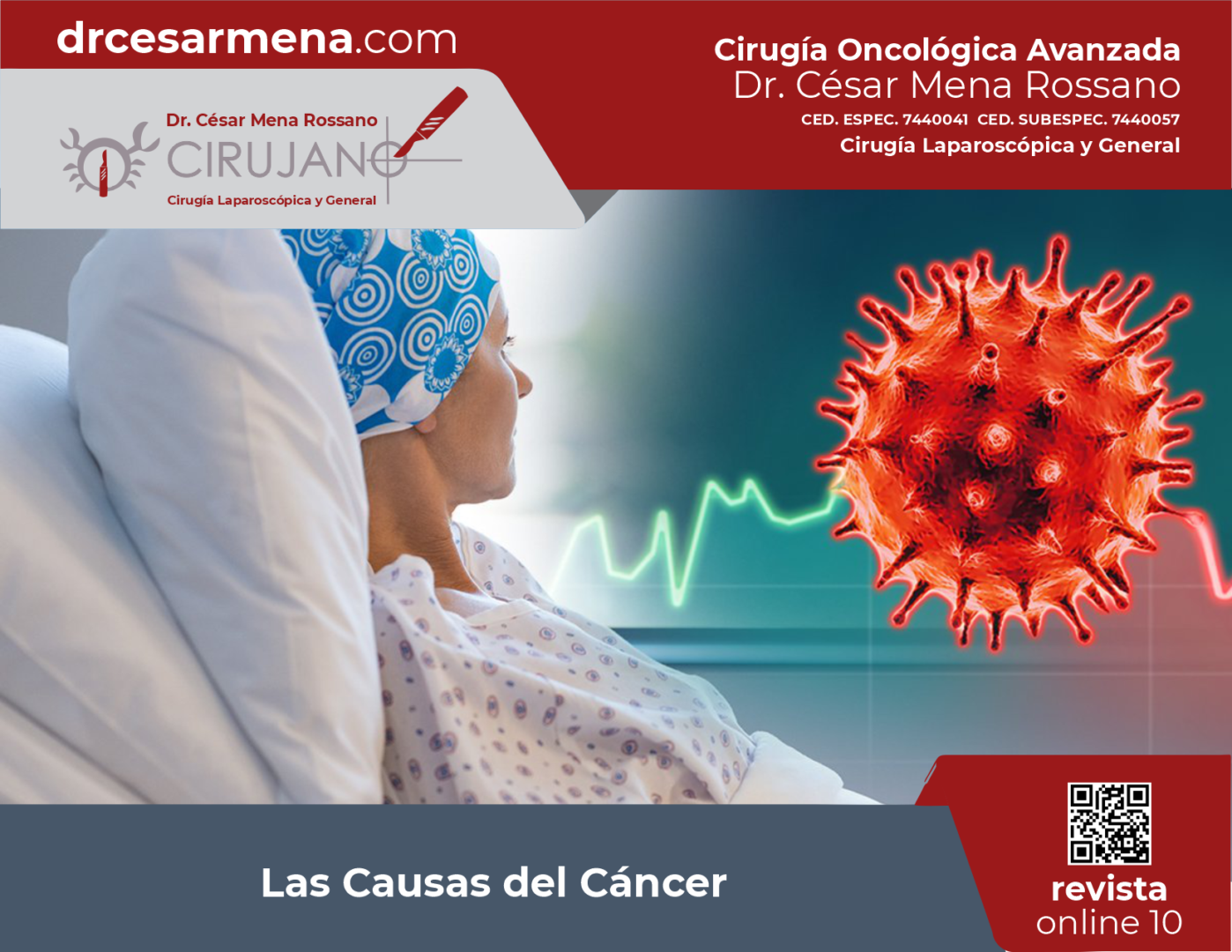 Las Causas del Cáncer – Dr. César Mena Rossano